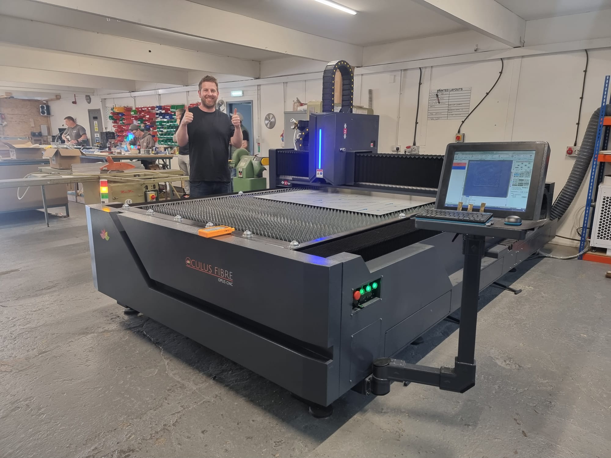 Oculus Fibre Laser Cutter Installation in Prudhoe – The Leading CNC ...