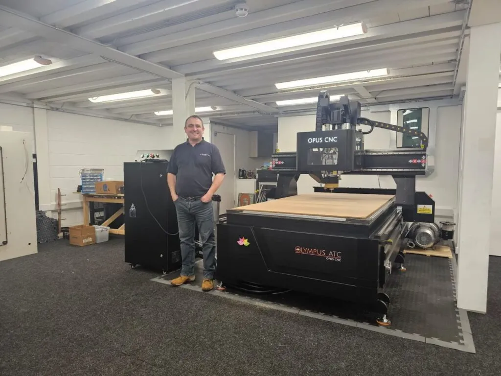Olympus Atc Cnc Router Installation In Knaresborough The Leading Cnc Router Specialist In The Uk