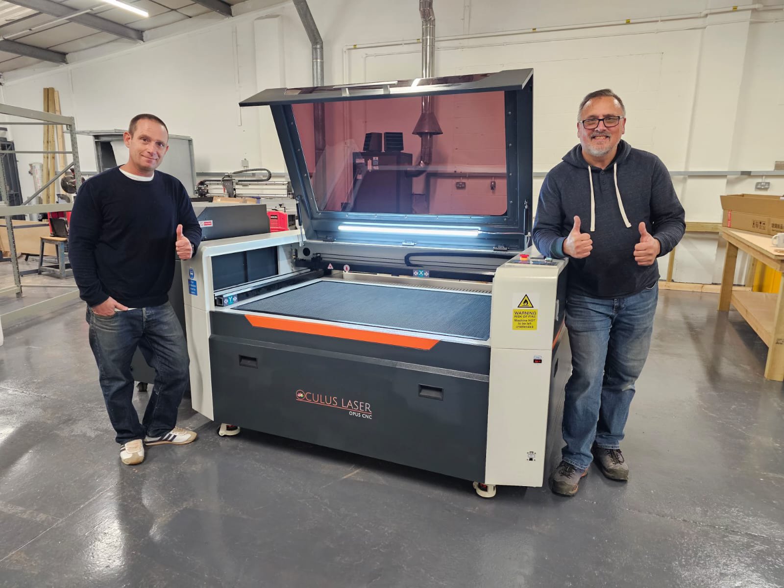 Oculus Free-Standing Laser Cutter Installation in Washington - The ...